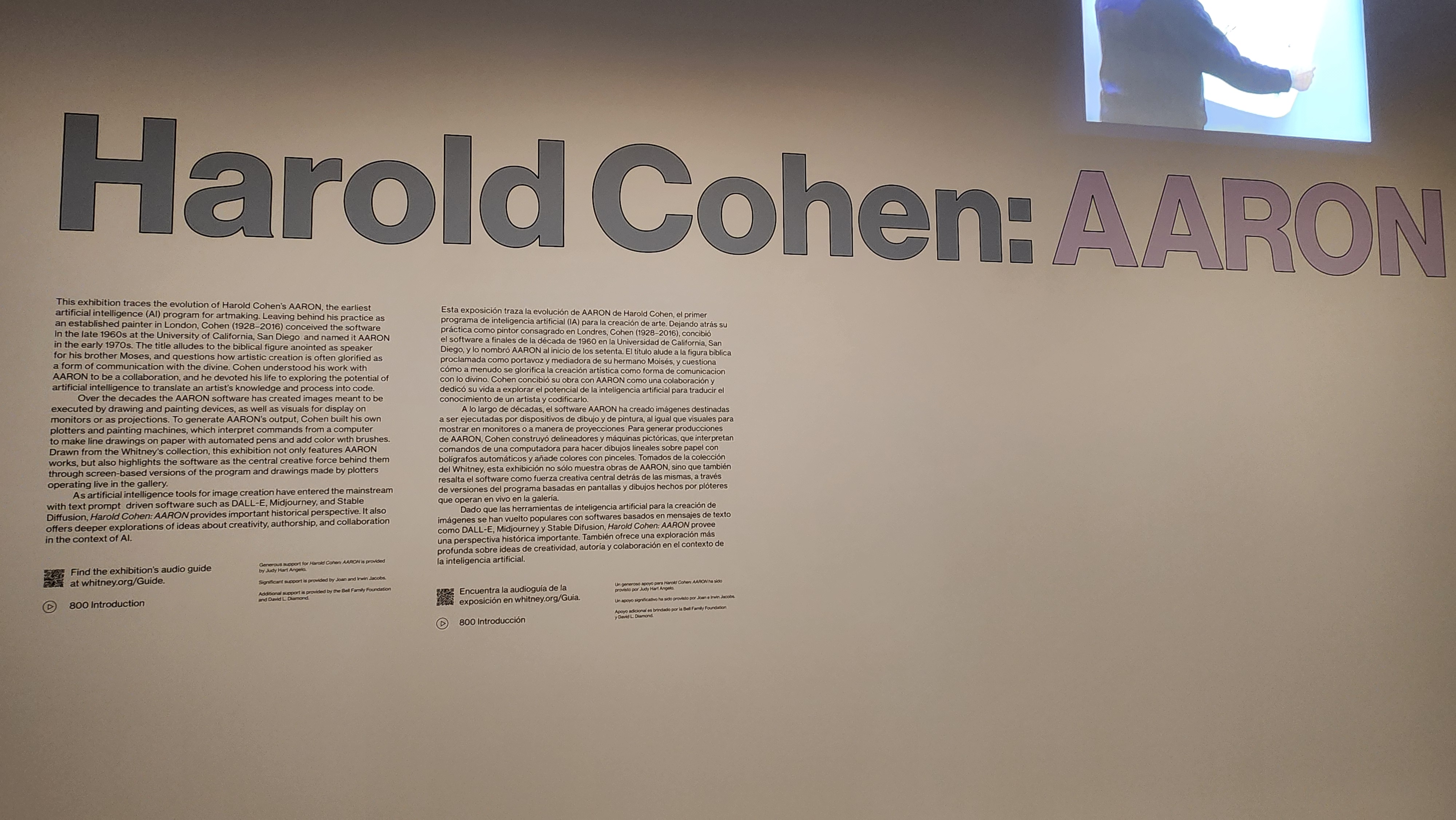 Harold Cohen: AARON @ THE WHITNEY MUSEUM – Expressive AI